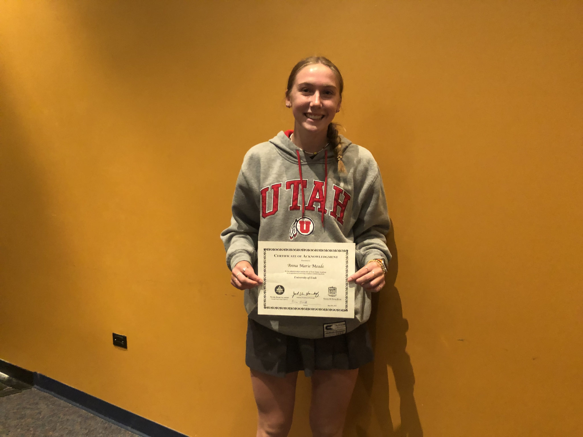 2023 Academic Signing - Notre Dame Academy