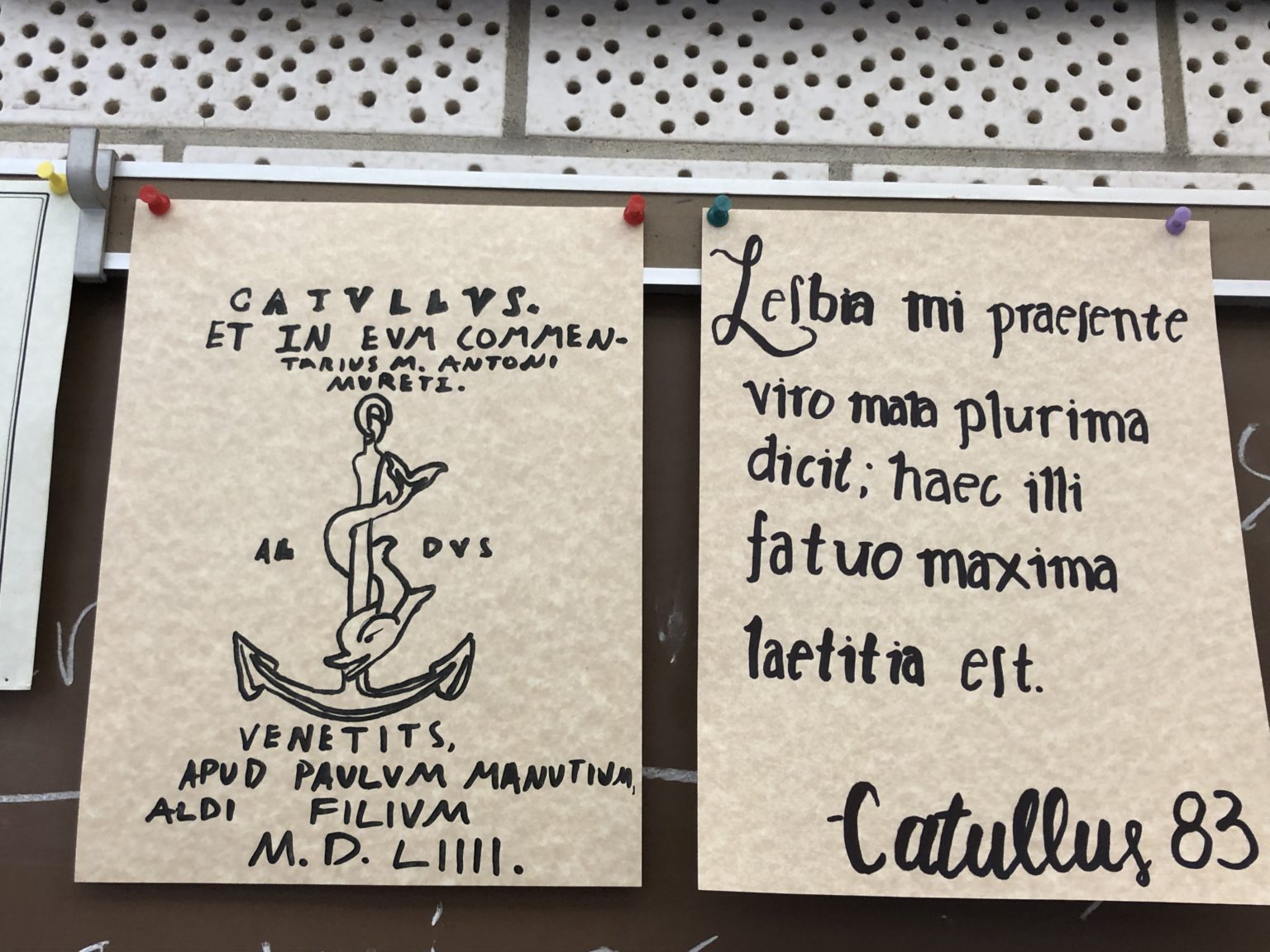 Scribes and Scholars: Latin Students Make Manuscripts - Notre Dame Academy