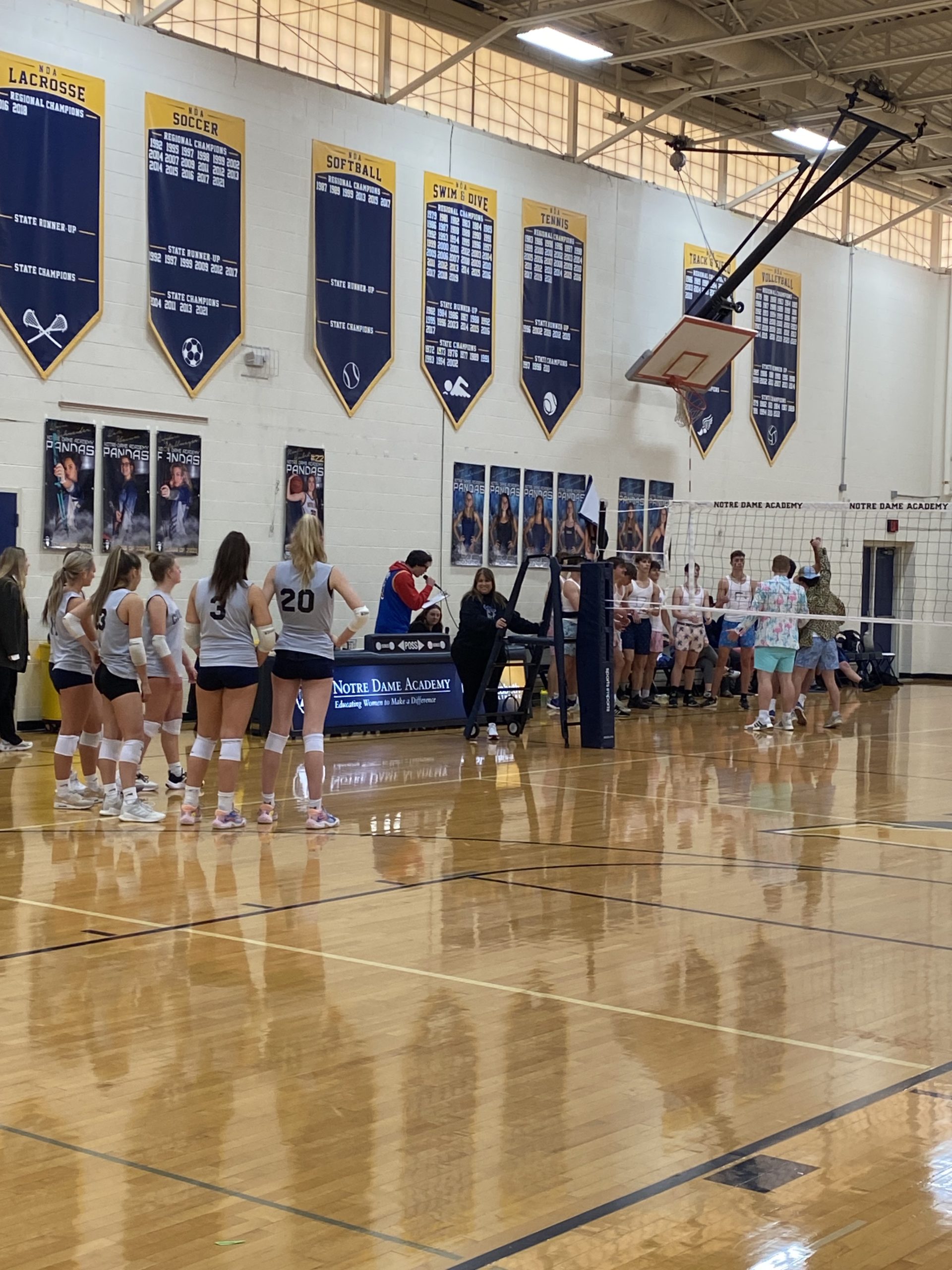 Everybody Wins in NDA/CCH Volleyball Game! - Notre Dame Academy